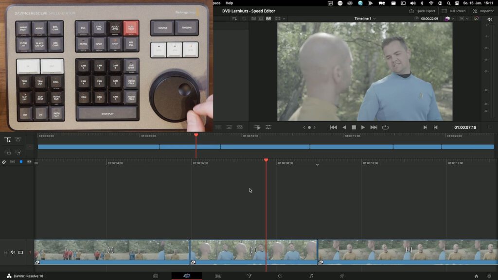 Davinci Resolve - Speed Editor Praxistraining - Filmpraxis