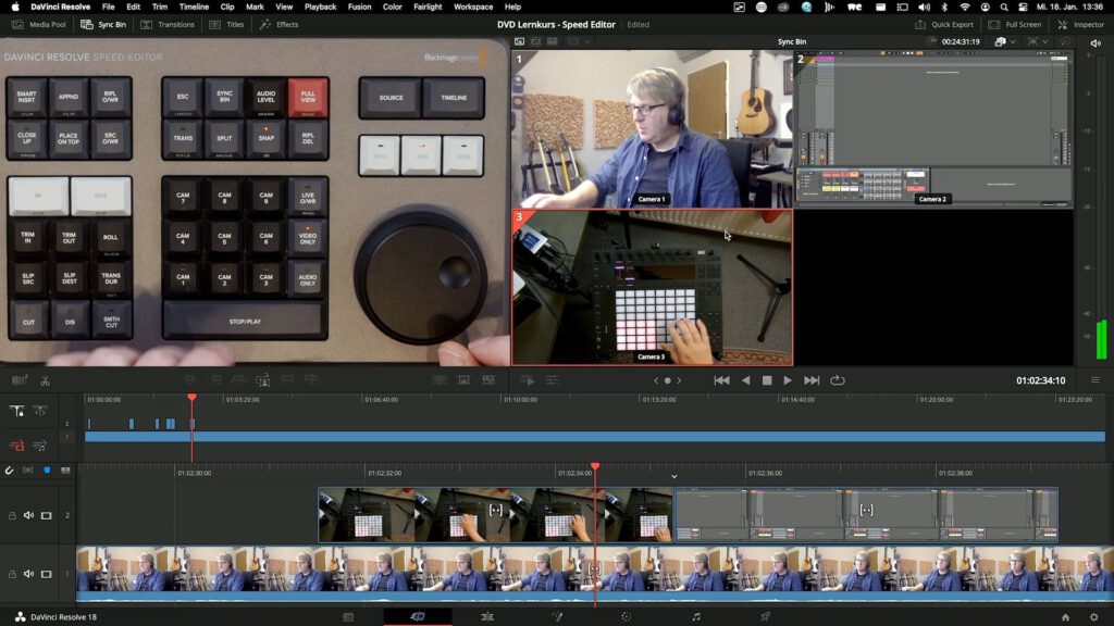 Davinci Resolve - Speed Editor Praxistraining - Filmpraxis
