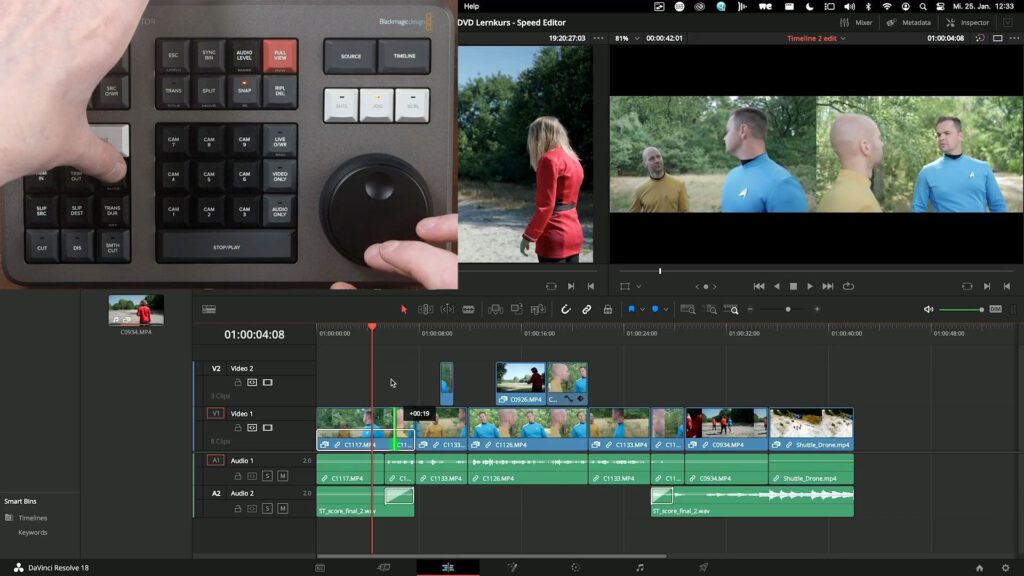 Davinci Resolve - Speed Editor Praxistraining - Filmpraxis